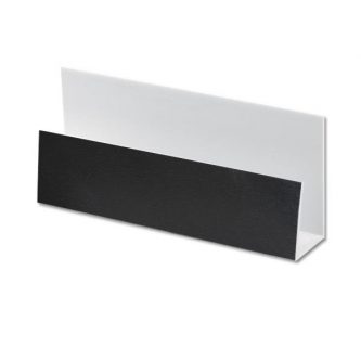 Black uPVC Cladding U-Trim – STC Plastics